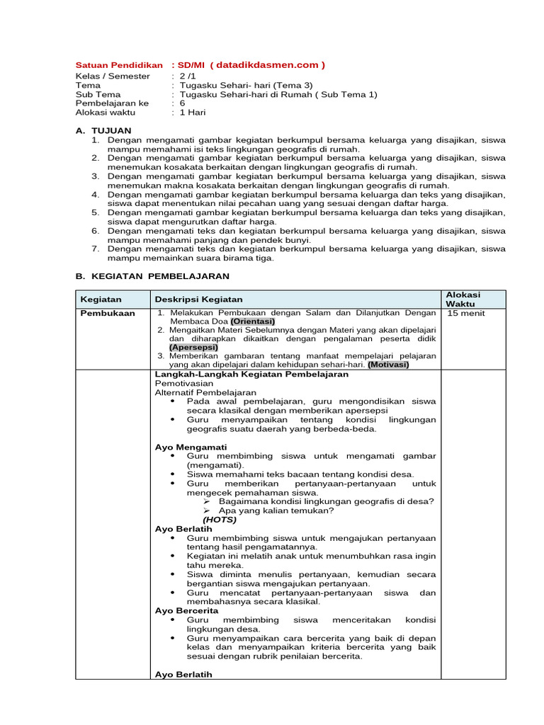 2.3.1.6 - RPP Revisi 2020 | PDF