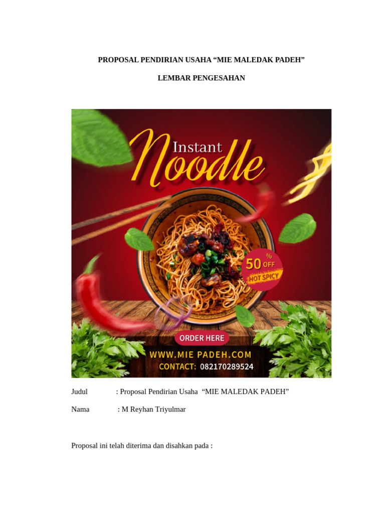 Contoh Proposal 2 | PDF