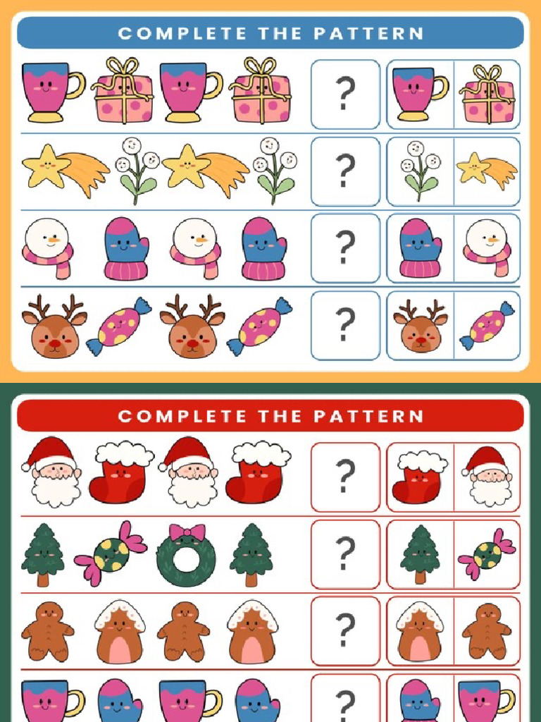 Complete The Pattern | PDF