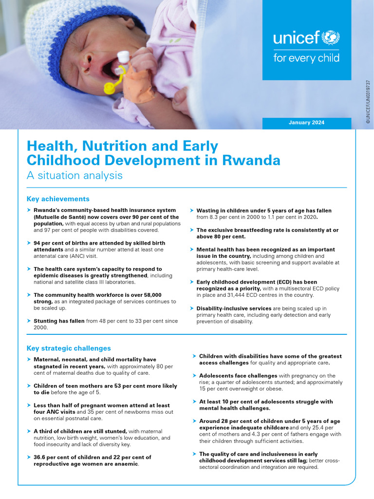 UNICEF Rwanda | PDF