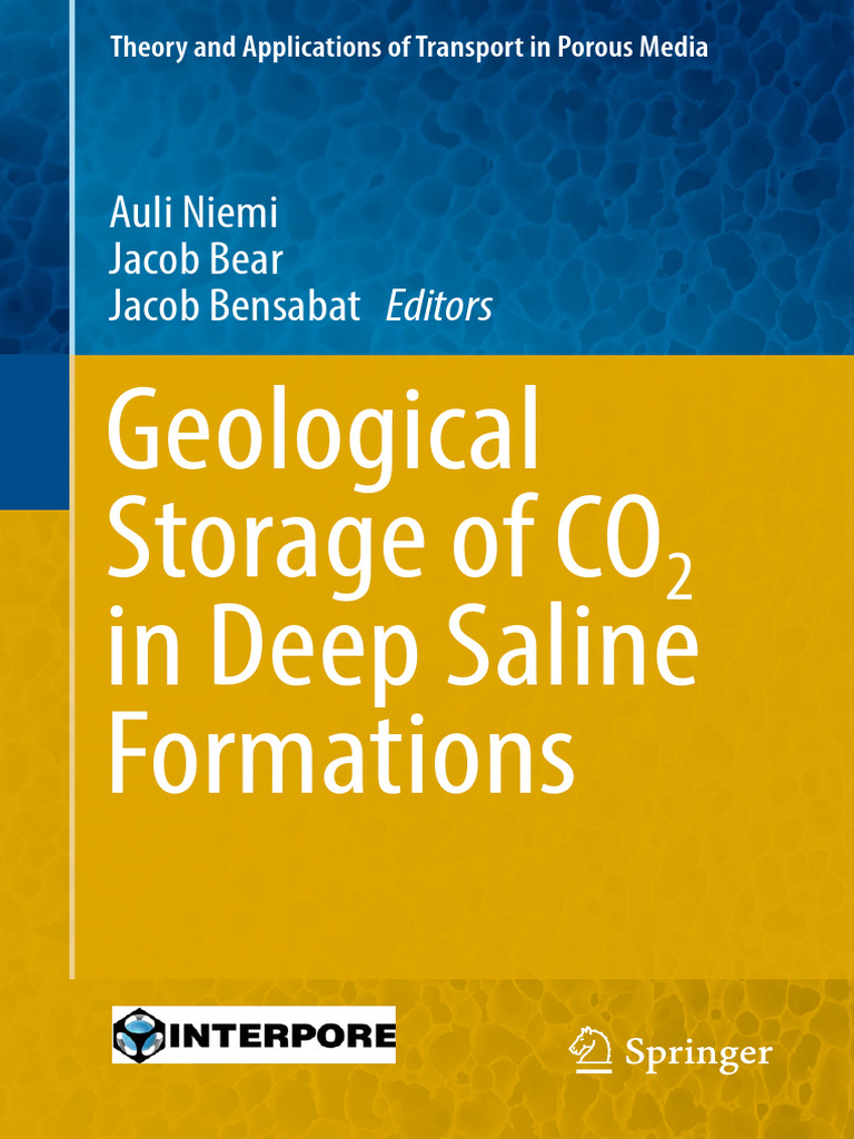 Geological Storage of CO2 in Deep Saline Formations (Auli Niemi, Jacob ...