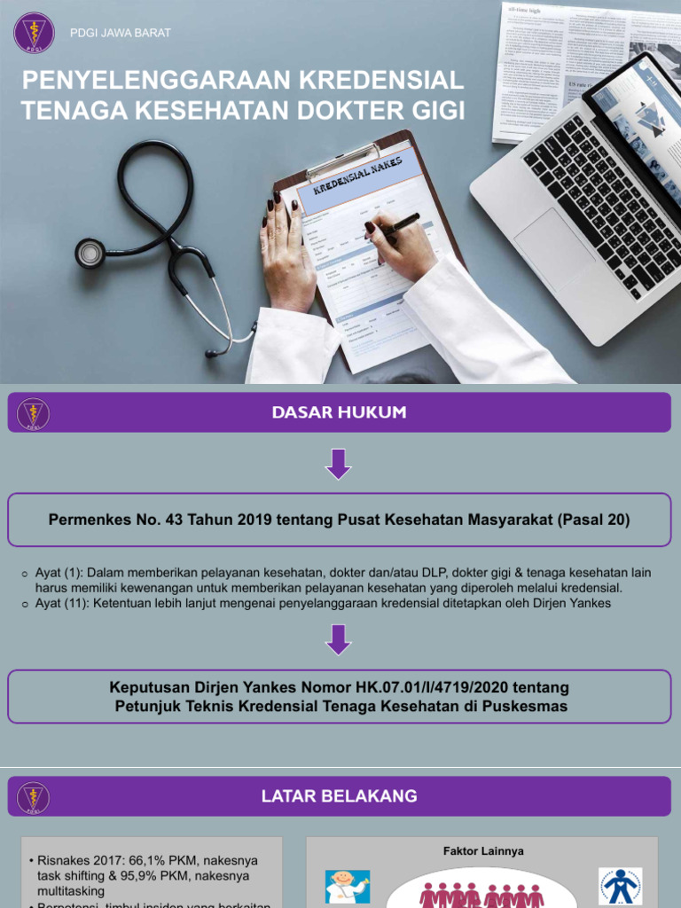 Kredensial Nakes Dokter Gigi | PDF