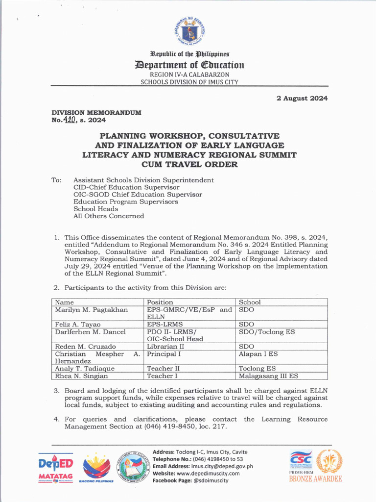 DM 420 S 2024 | PDF