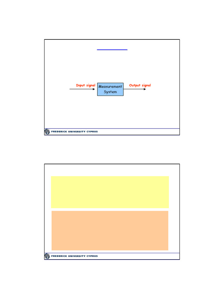 Lecture 2 | PDF | Sensor | Science & Mathematics