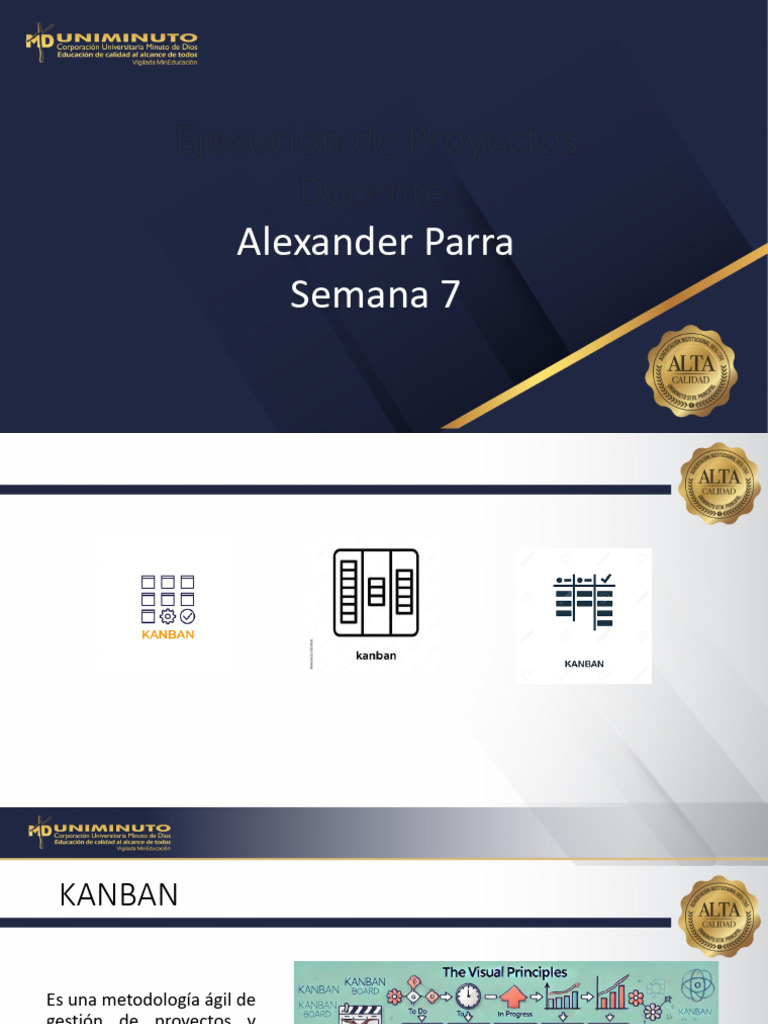 Semana 7 Open Class Ejecucion de Proyectos | PDF