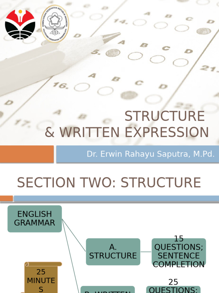 Materi 3 - Bedah Soal Section Structure and Written Expression | PDF