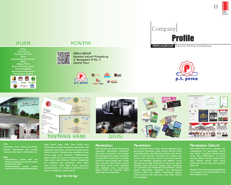 Company Profile PT Perca | PDF
