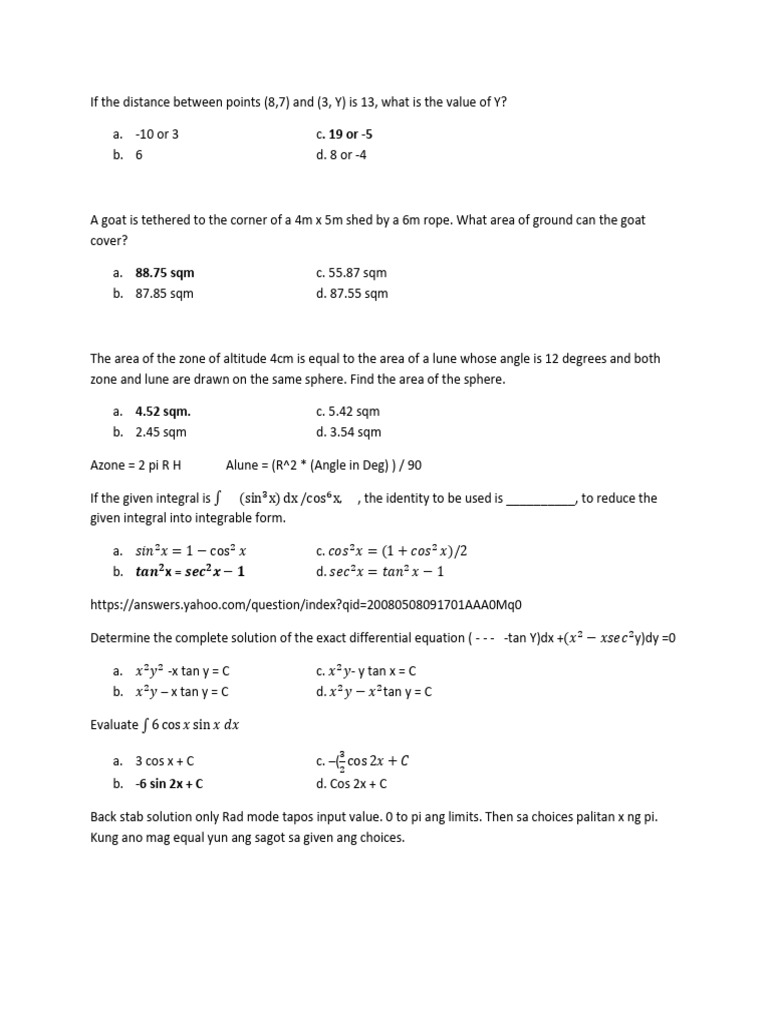 Math 2015 | PDF