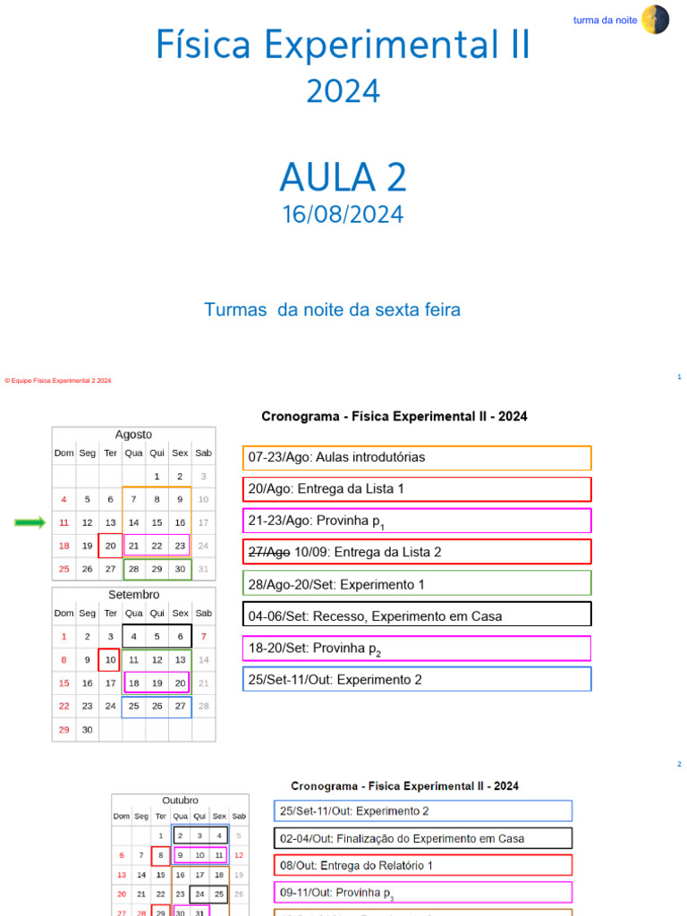 2024 FisExp2 Aula02 1608N4 | PDF
