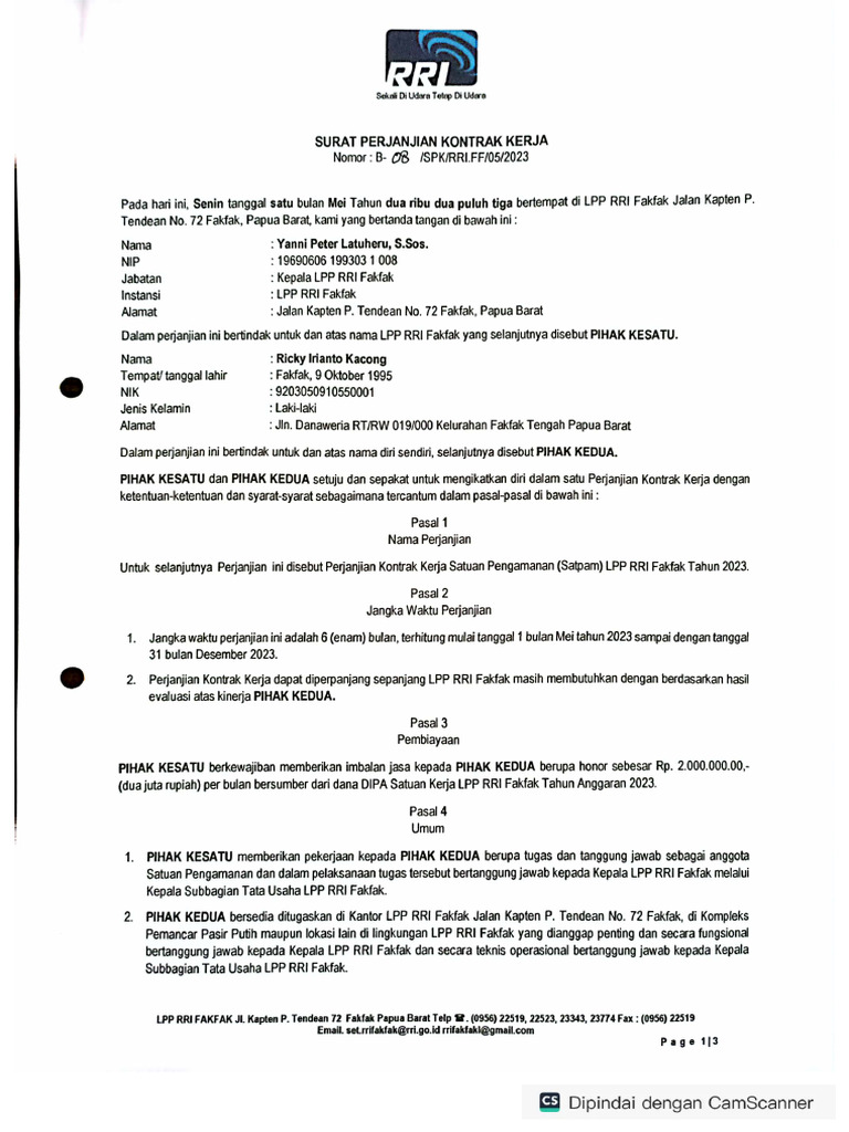 SKPP Ricky 2023 | PDF