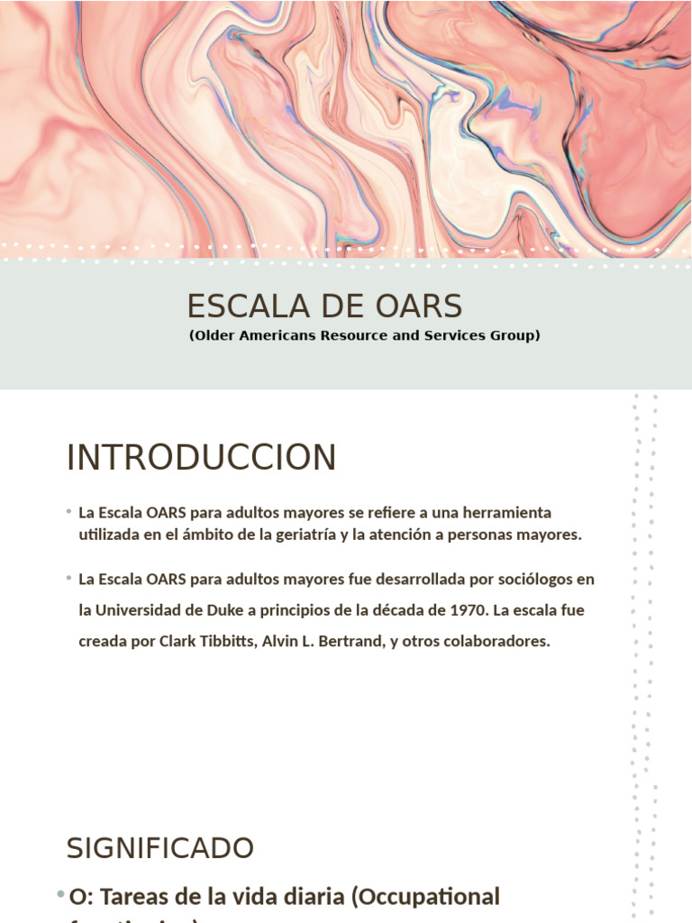 Escala de Oars | PDF