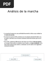 Fases del Ciclo de la Marcha en Fisioterapia | PDF