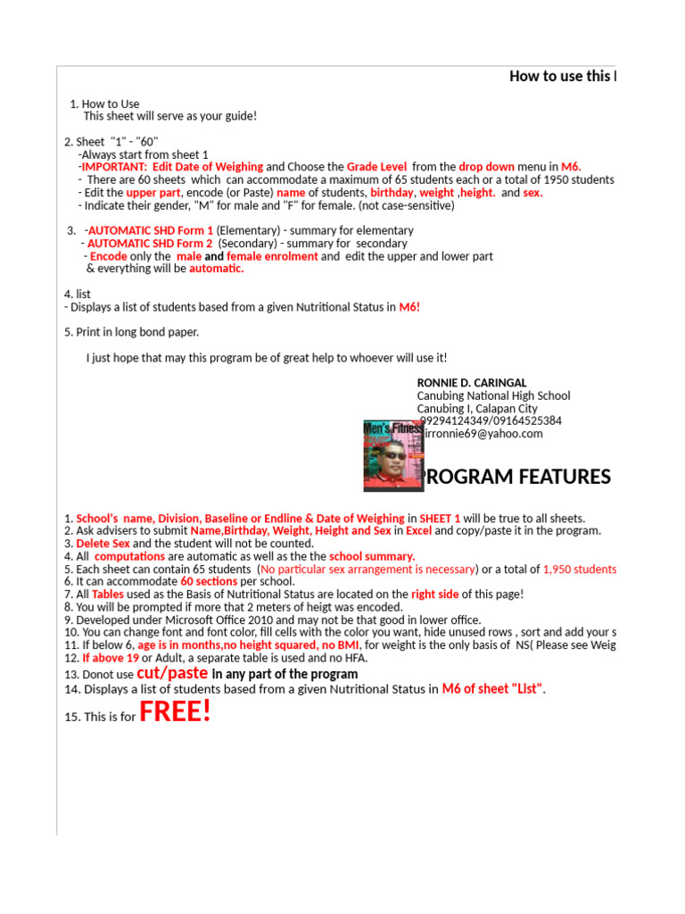 Bmi Grade 12 Poland | PDF