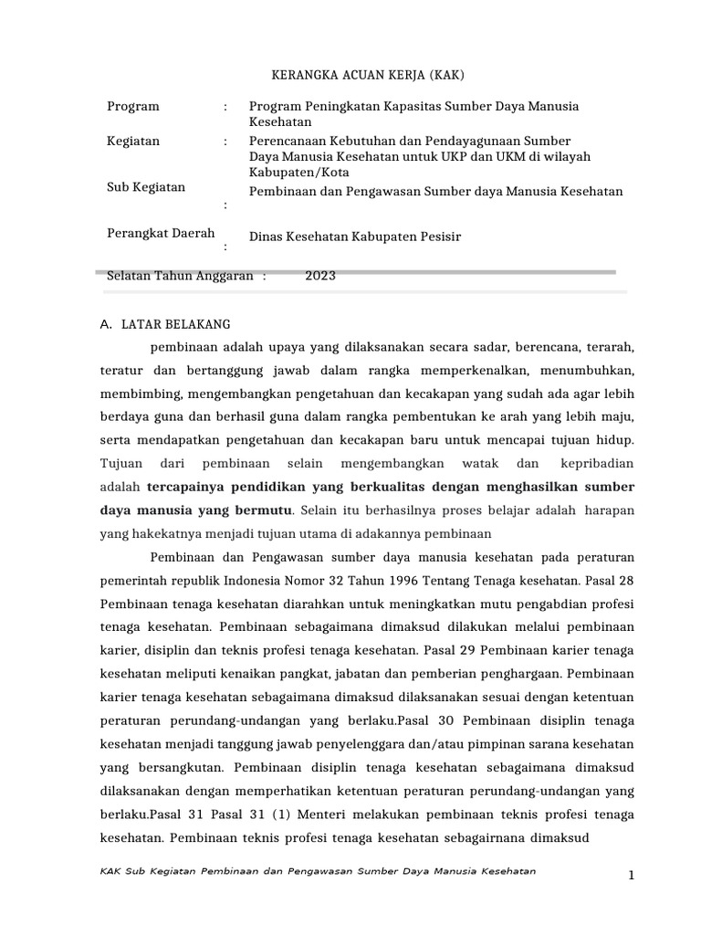 Tercapainya Pendidikan Yang Berkualitas Dengan Menghasilkan Sumber Daya ...