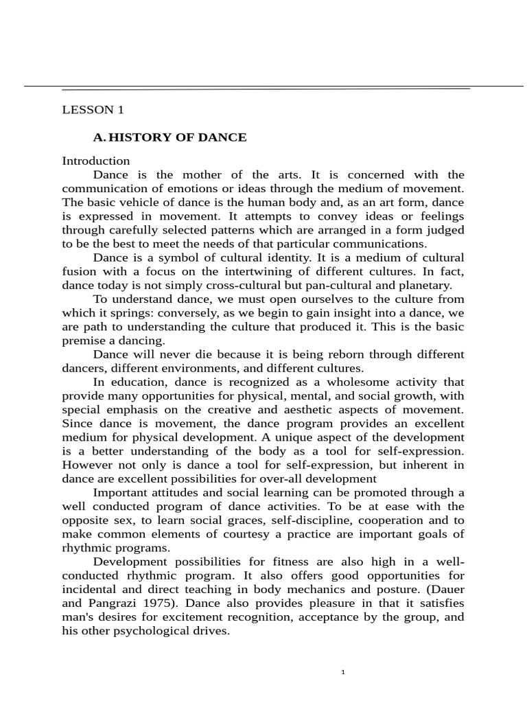 Topic 1 Module P.E. 3 | PDF