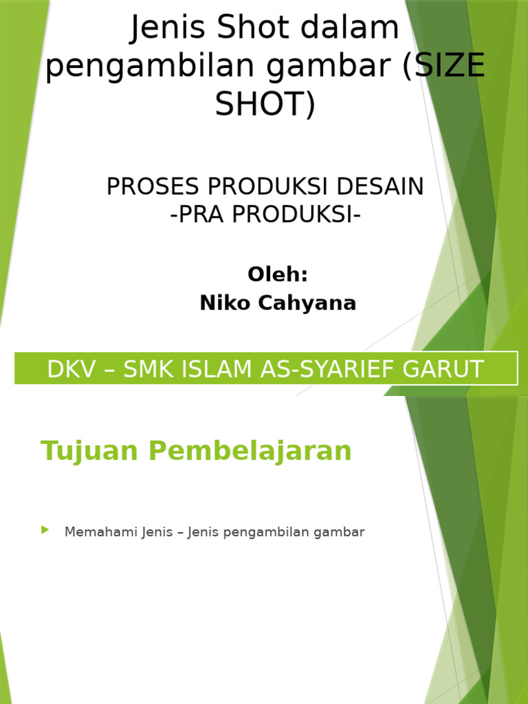 Jenis Shot Dalam Pengambilan Gambar (SIZE SHOT) - PROSES PRODUKSI ...
