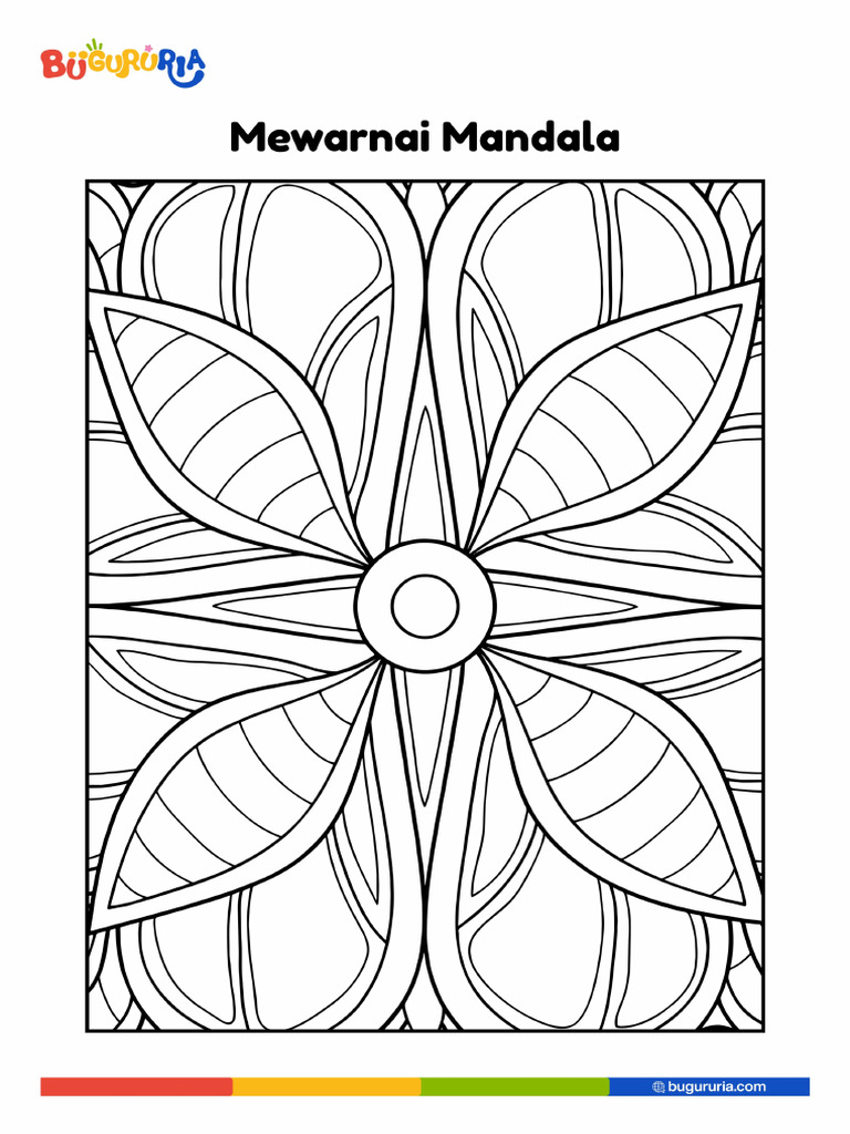 10Lembar Mewarnai Mandala Seri 5 | PDF