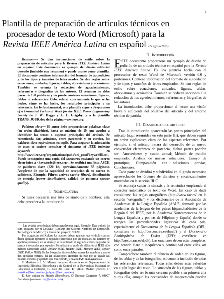 Guía Articulos Ieee | PDF