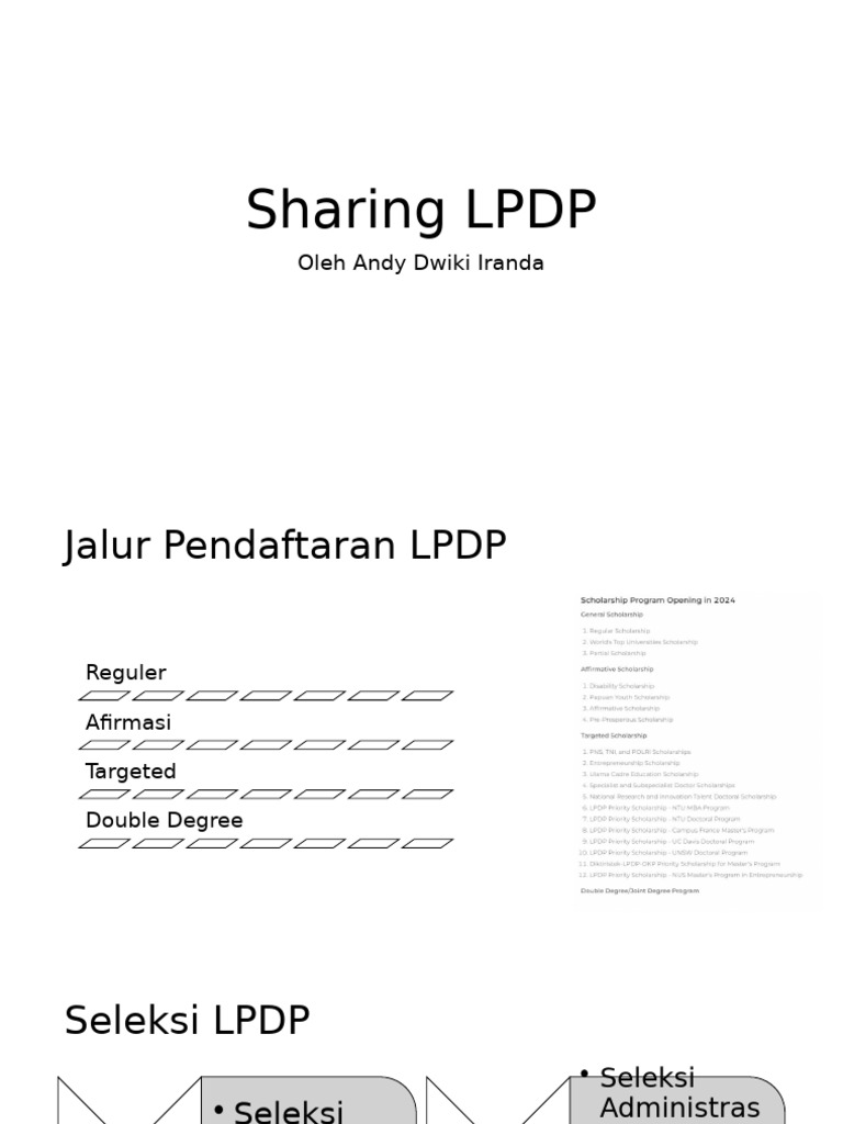Sharing LPDP | PDF