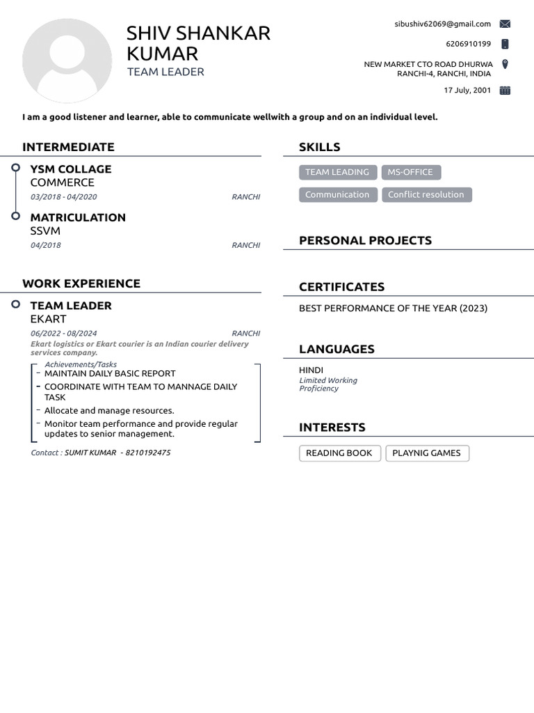 My Resume | PDF