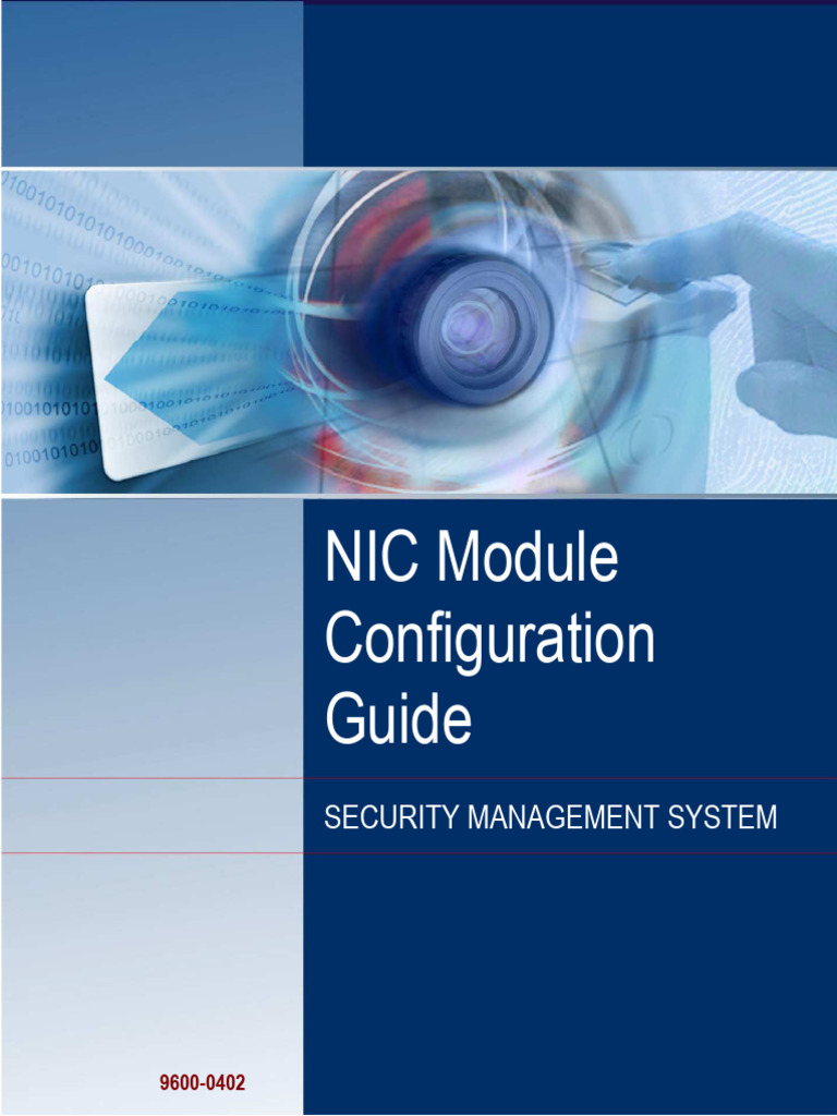 9600-0402 NIC Module Configuration Guide, Issue 7.0 | PDF