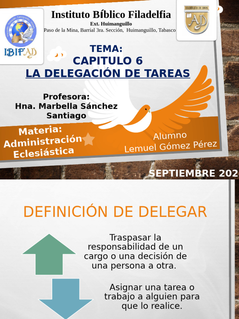 La Delegación de Tareas | PDF