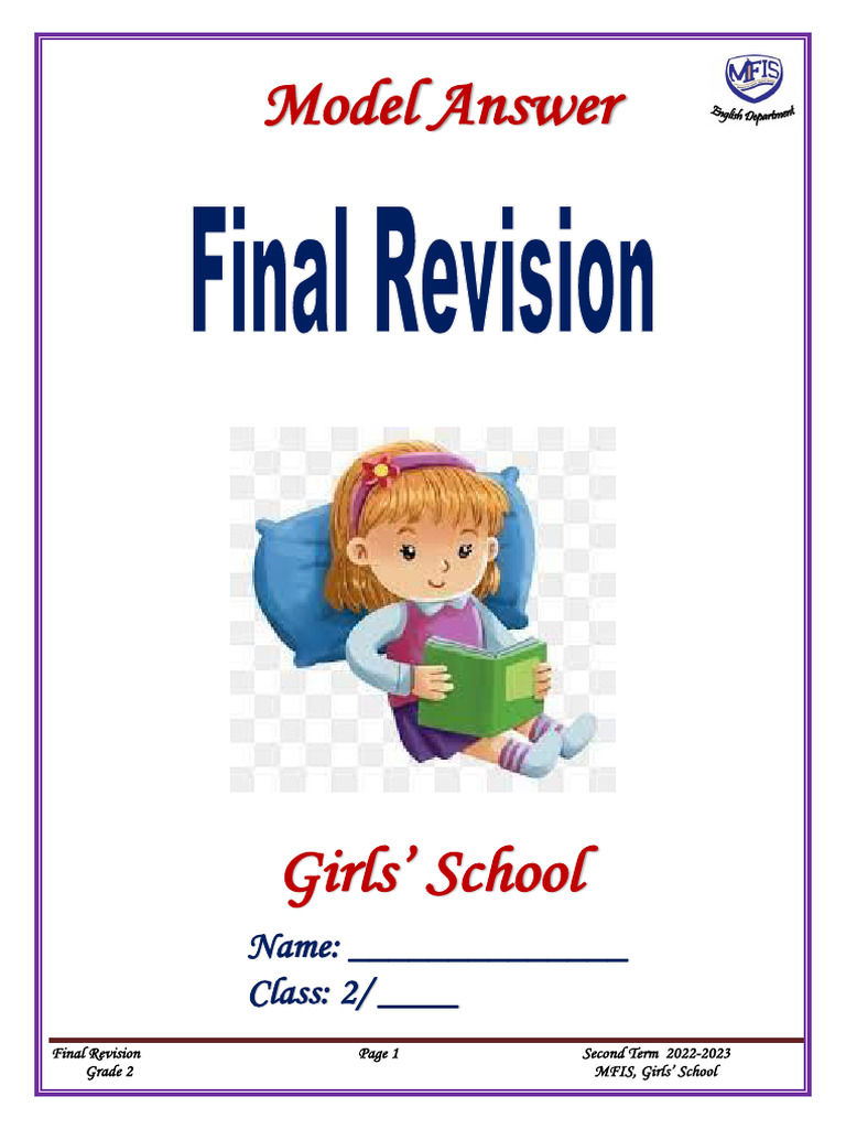 Final Revision Model Answer | PDF | Plants | Elephant