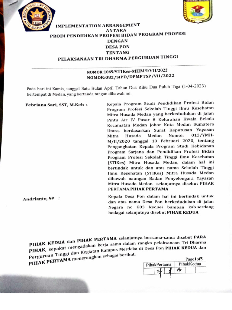 Ia Puskesmas Desa Pon | PDF