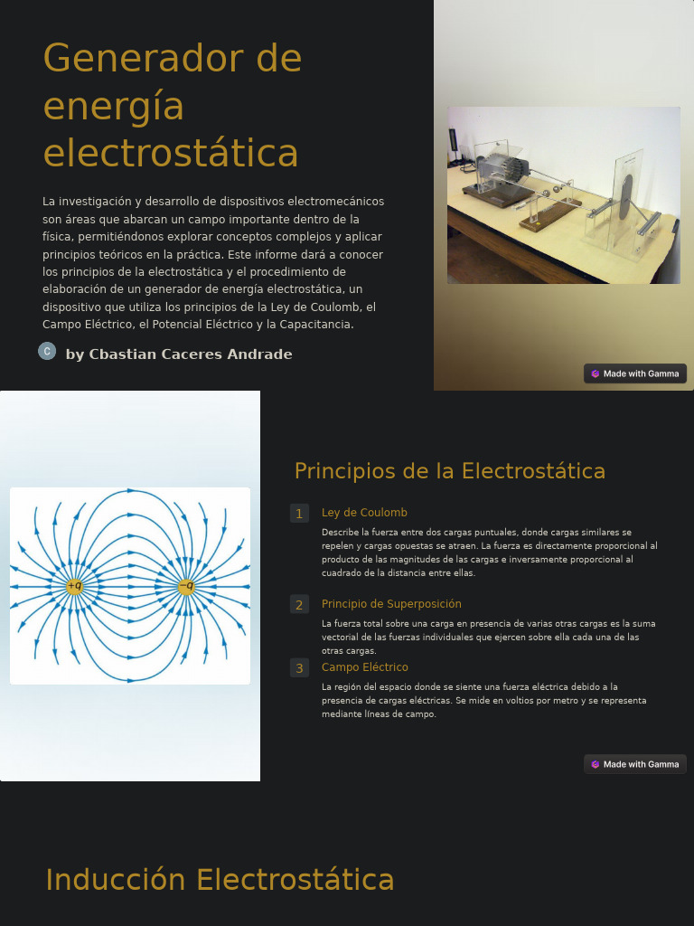 Generador de Energia Electrostatica | PDF