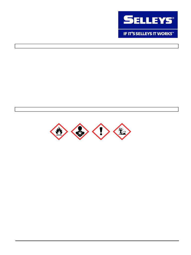 UN1133 Selleys All Clear Safety Data Sheet | PDF