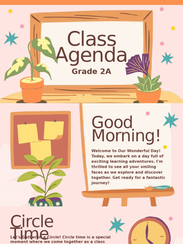 Colourful Playful Class Agenda Education Presentation - 20240905 ...