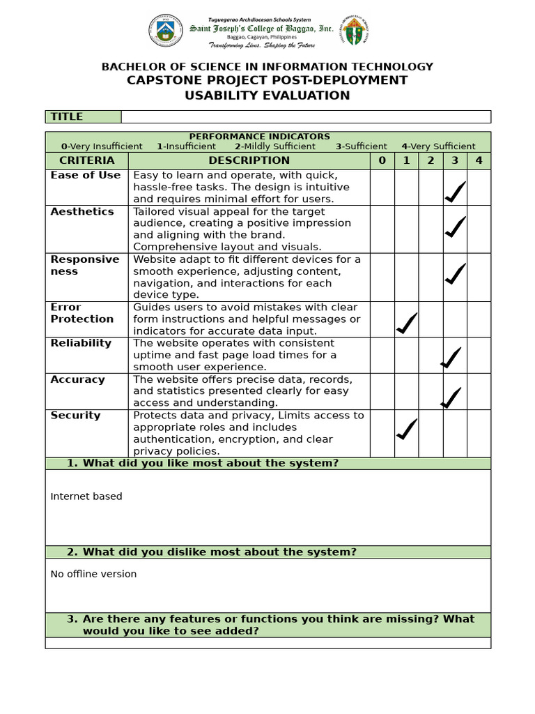 Usability Evaluation For End Users | PDF