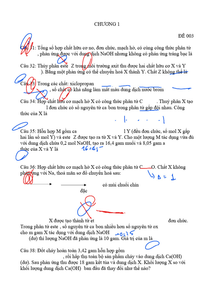 lipid đề 003 | PDF