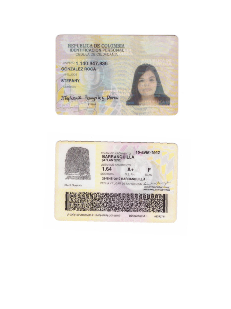 Cedula Tef PDF | PDF