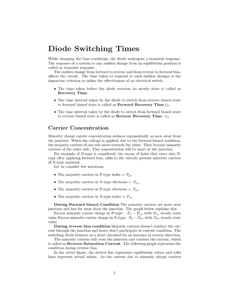 Diode Switching | PDF