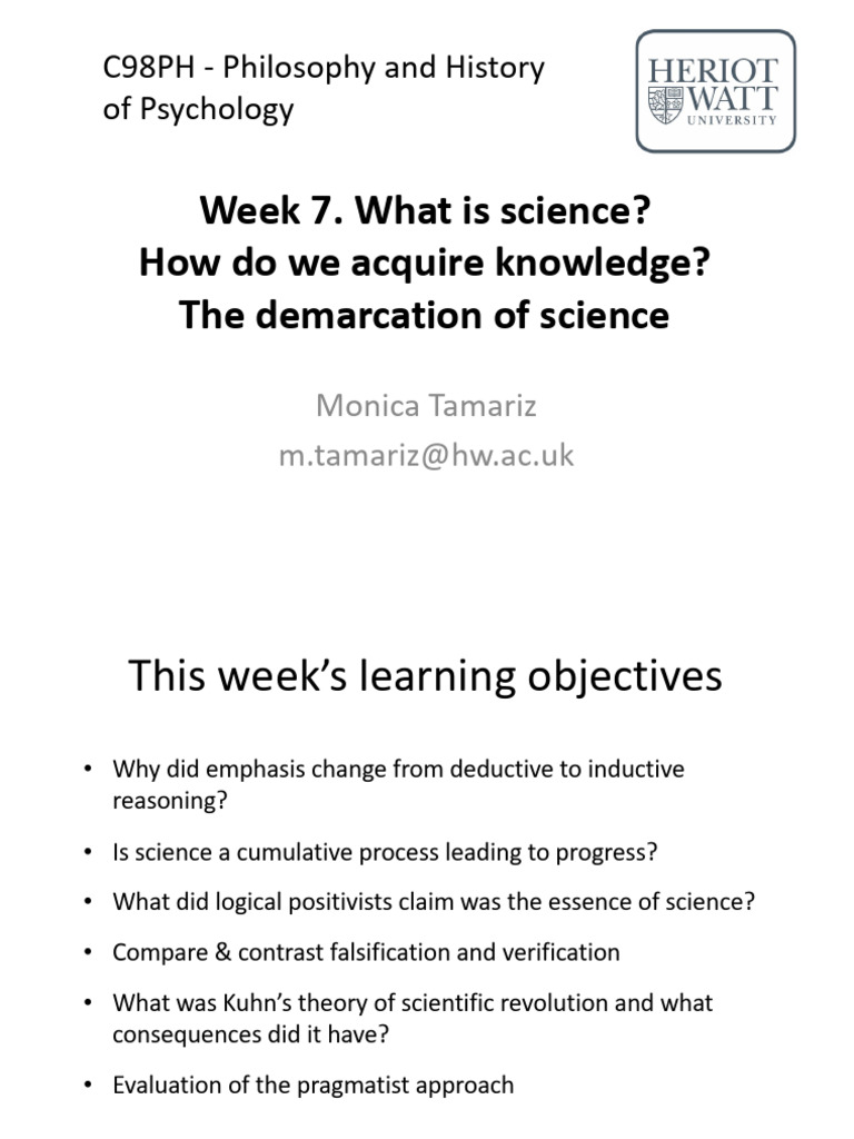 Week7 Lecture6 C98PH 2024-25 | PDF