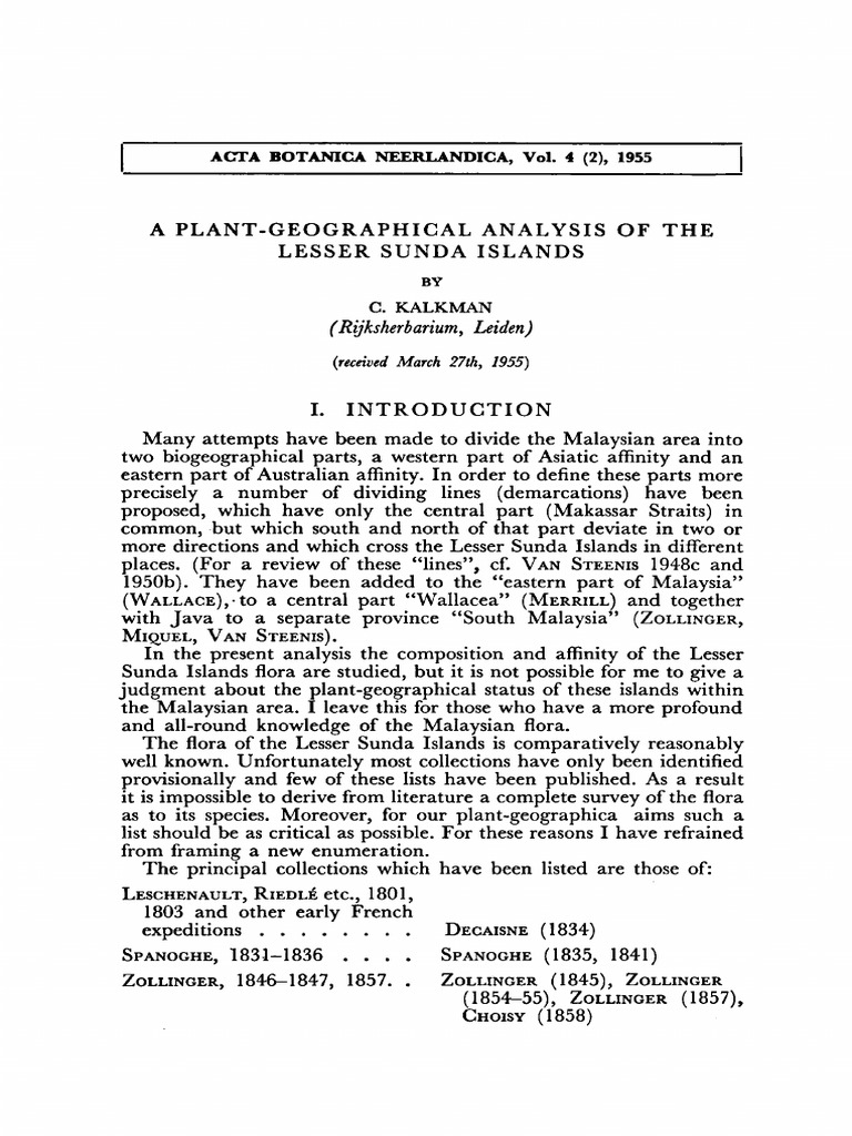Acta Botanica | PDF
