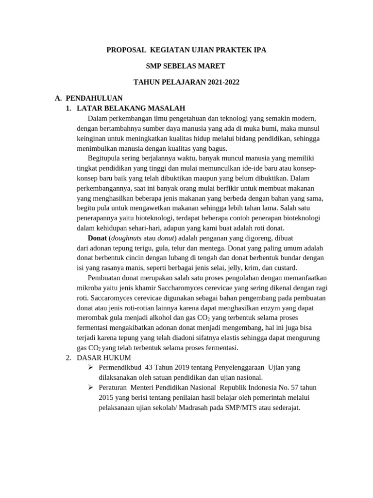 PROPOSAL UPRAK IPA THN 2022 | PDF