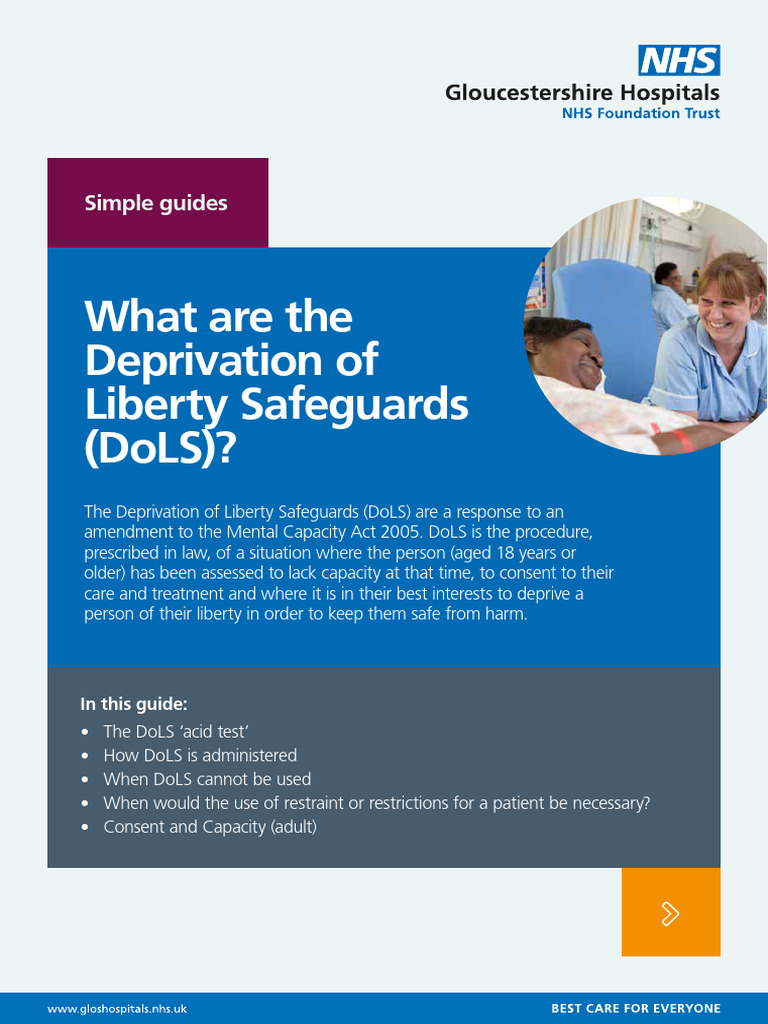 Simple Guides DoLS A4 | PDF