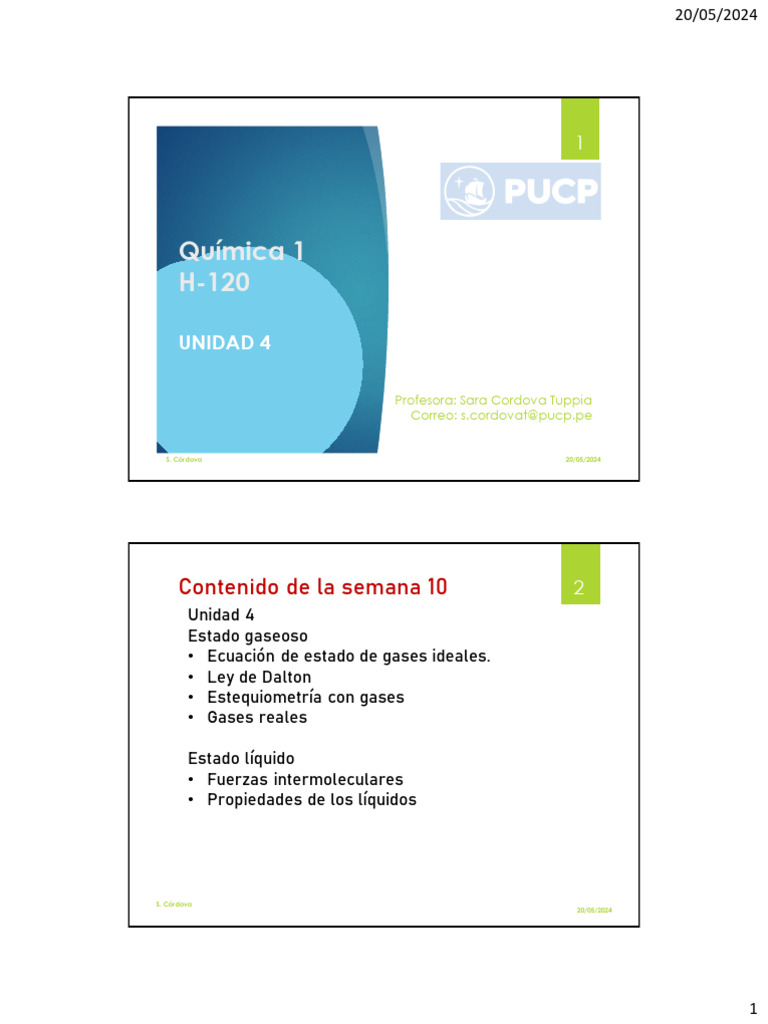 Presentación de La Semana 10 | PDF