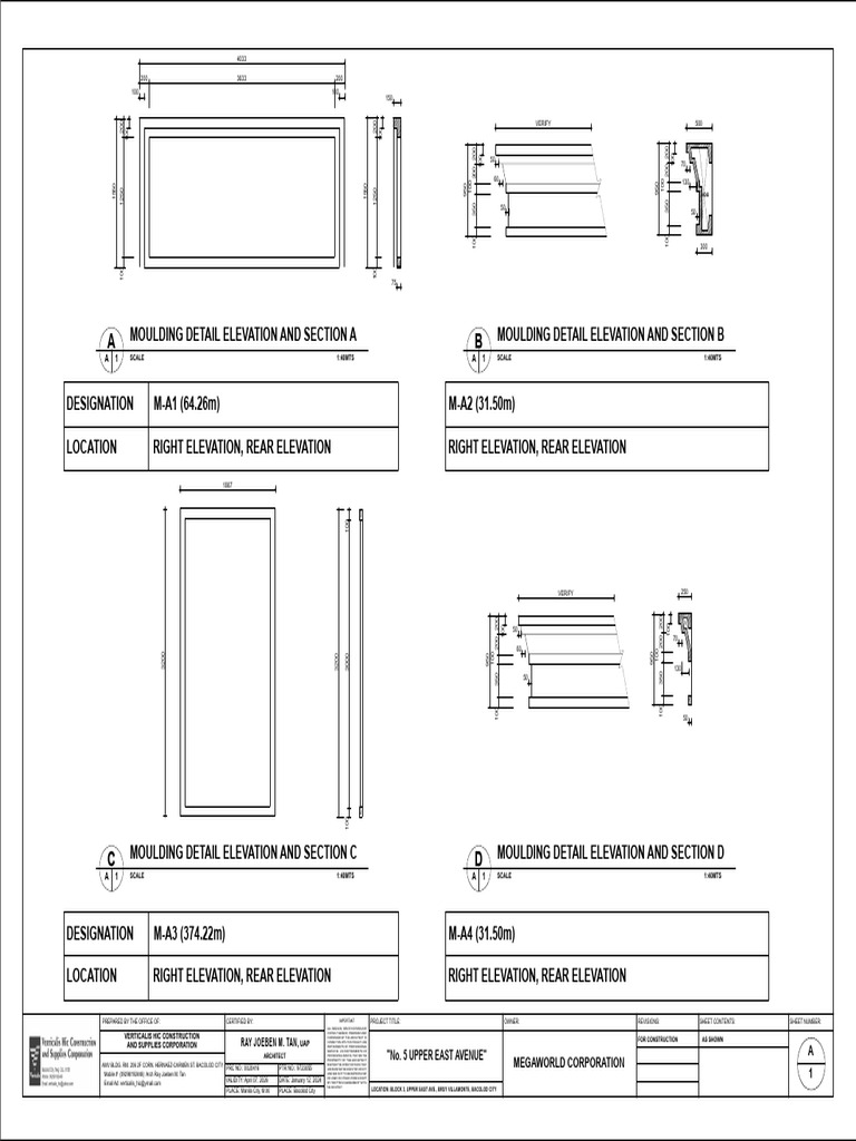 GFRC Shop Drawing | PDF