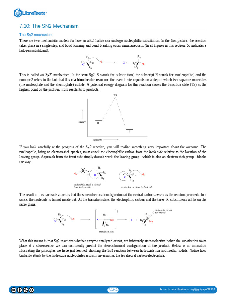 7.10__The_SN2_Mechanism | PDF