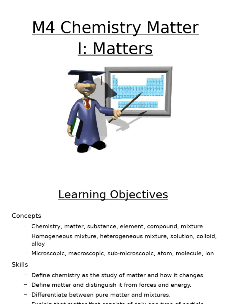Chemistry Matter I Matters | PDF