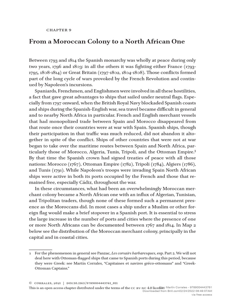 From A Moroccan Colony To A North African One | PDF