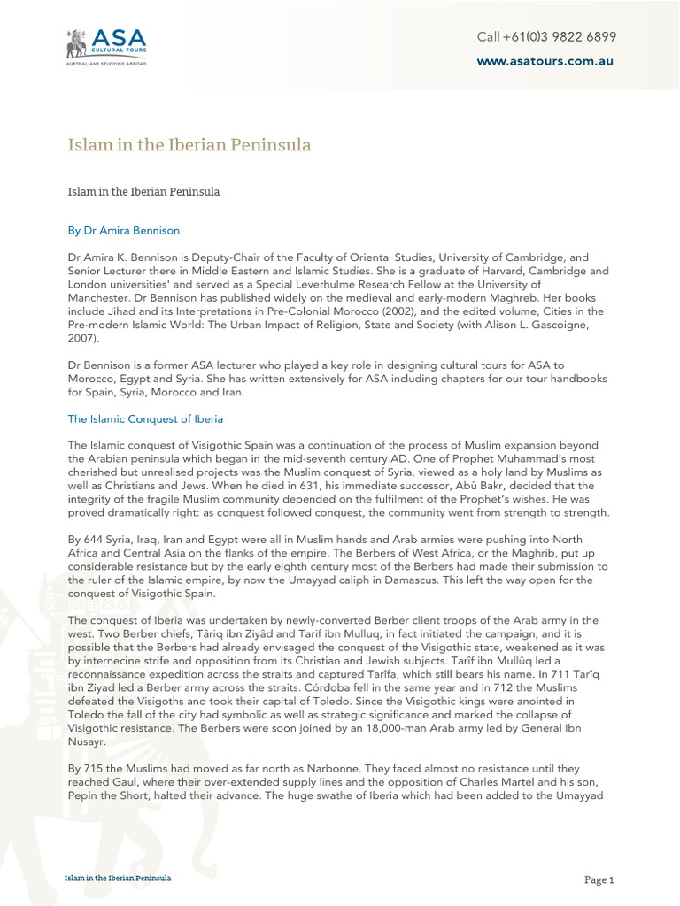 Islam in The Iberian Peninsula | PDF
