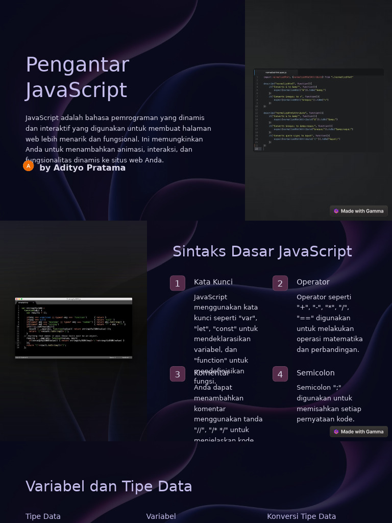 Pengantar JavaScript | PDF