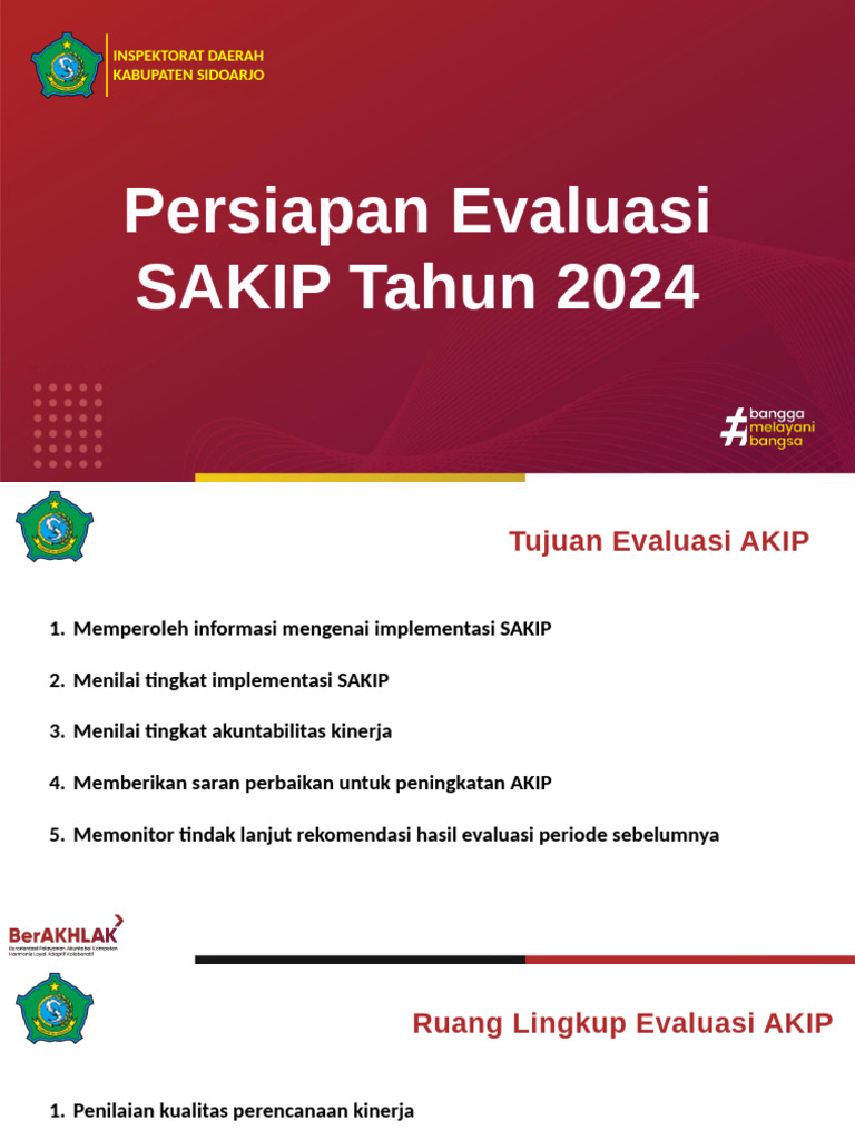 Paparan Persiapan AKIP 2024 | PDF