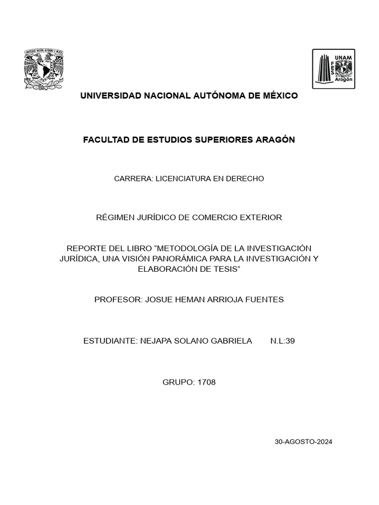 Reporte Libro | PDF