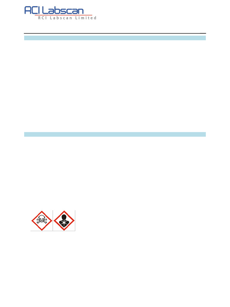 SDS - Chloroform | PDF