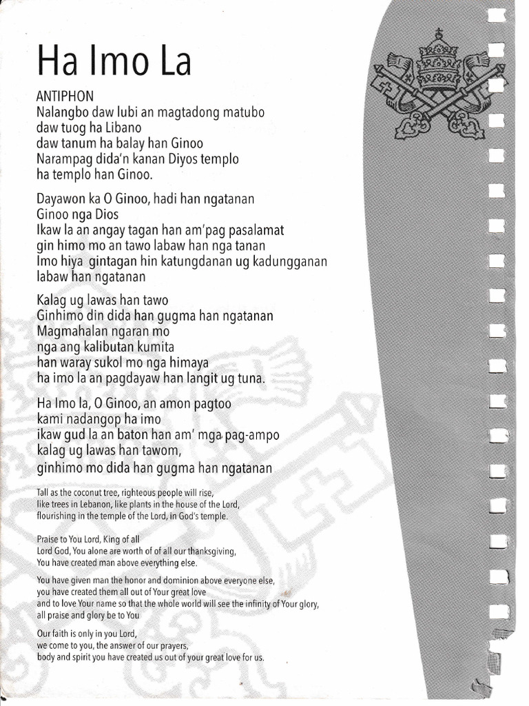 Ha Imo La - Melvin Corpin | PDF